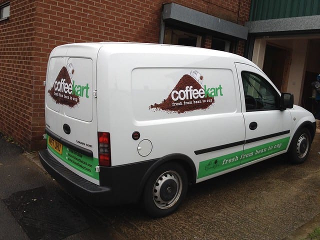 The CoffeeKart is born…. Coffee Van off to Leeds - Coffee Latino