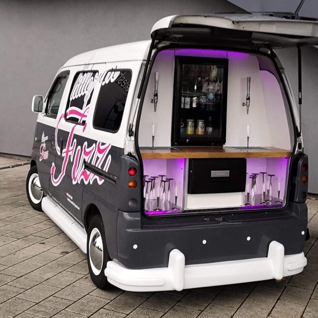 Prosecco Van - the little van of Fizz - Coffee Latino