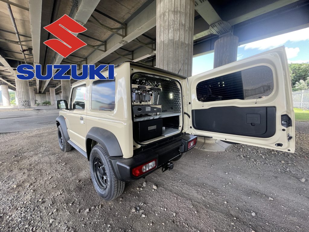 Coffee Latino converts Suzuki Jimny van into a mobile coffee shop ...