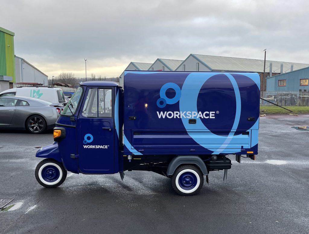 Workspace Group PLC get a Piaggio APE Classic bar and coffee van ...